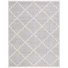 Lark Manor Ammundsen Geometric Light Grey / Beige Area Rug & Reviews | Wayfair